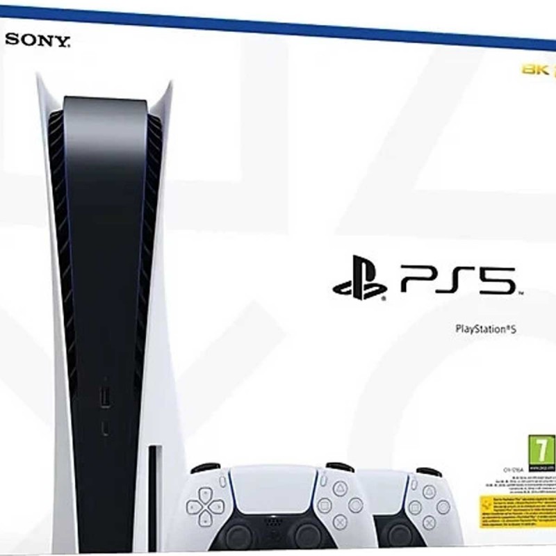 Console Sony Playstation 5 Disc Version + 2 Dual Sense EU Prezzi Sh...